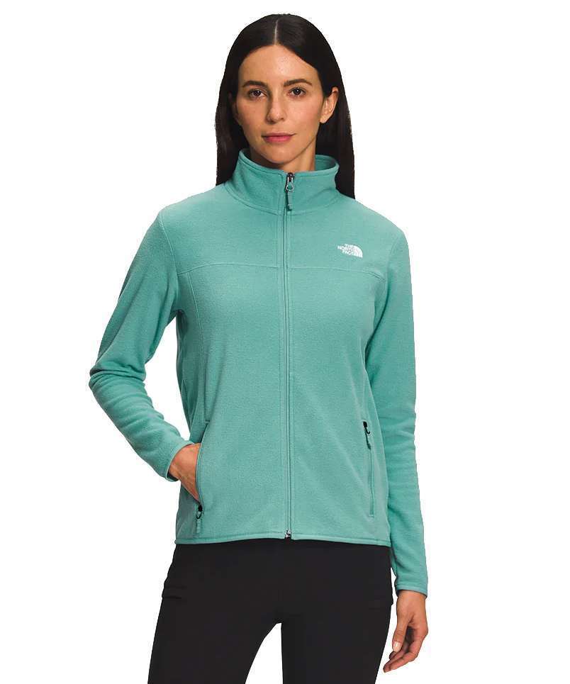 The North Face Women's TKA Glacier Full-Zip Jacket - Wasabi – runnwalk