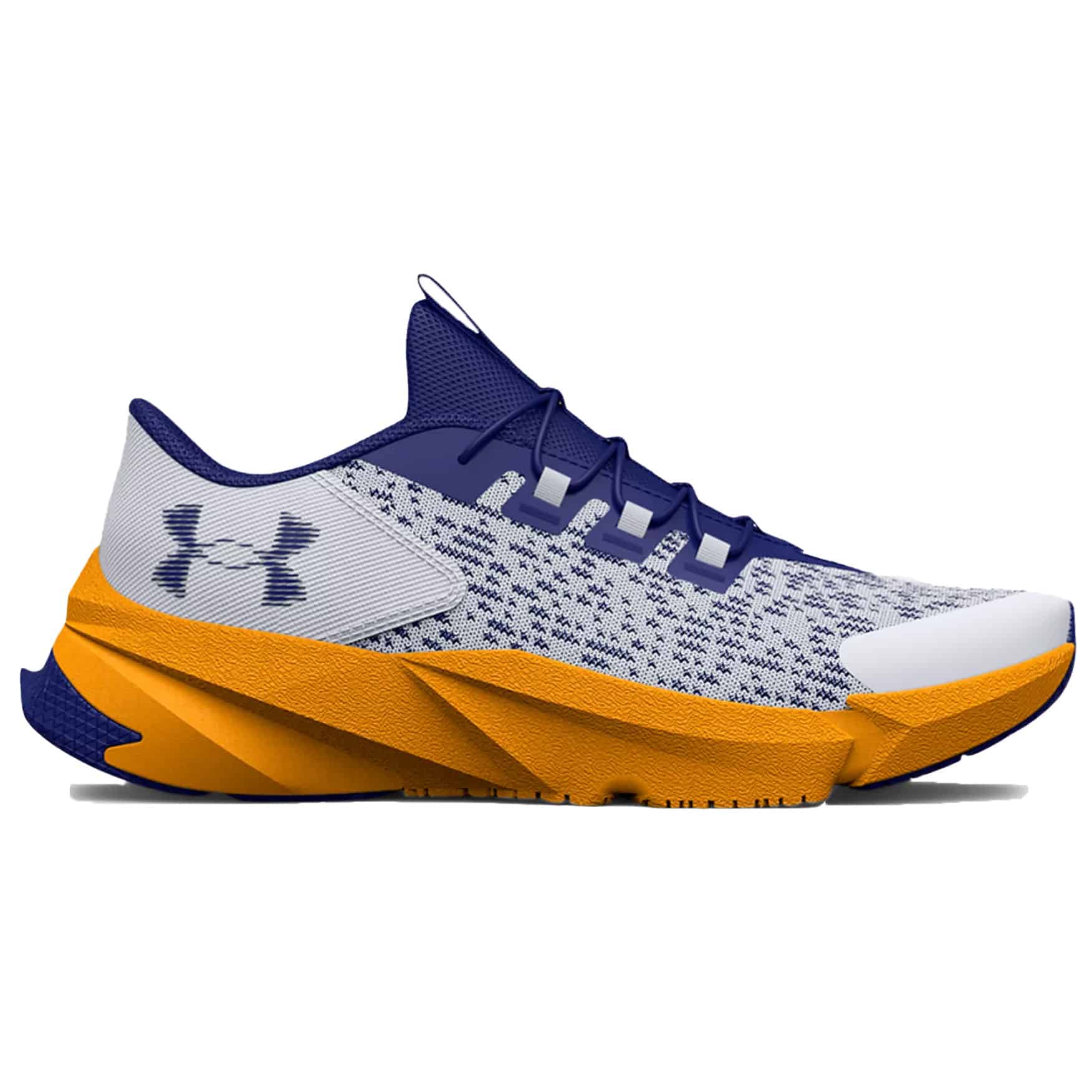 Under Armour Boy's UA Scramjet 5 Running Shoes - Mod Gray / Orange Sho ...